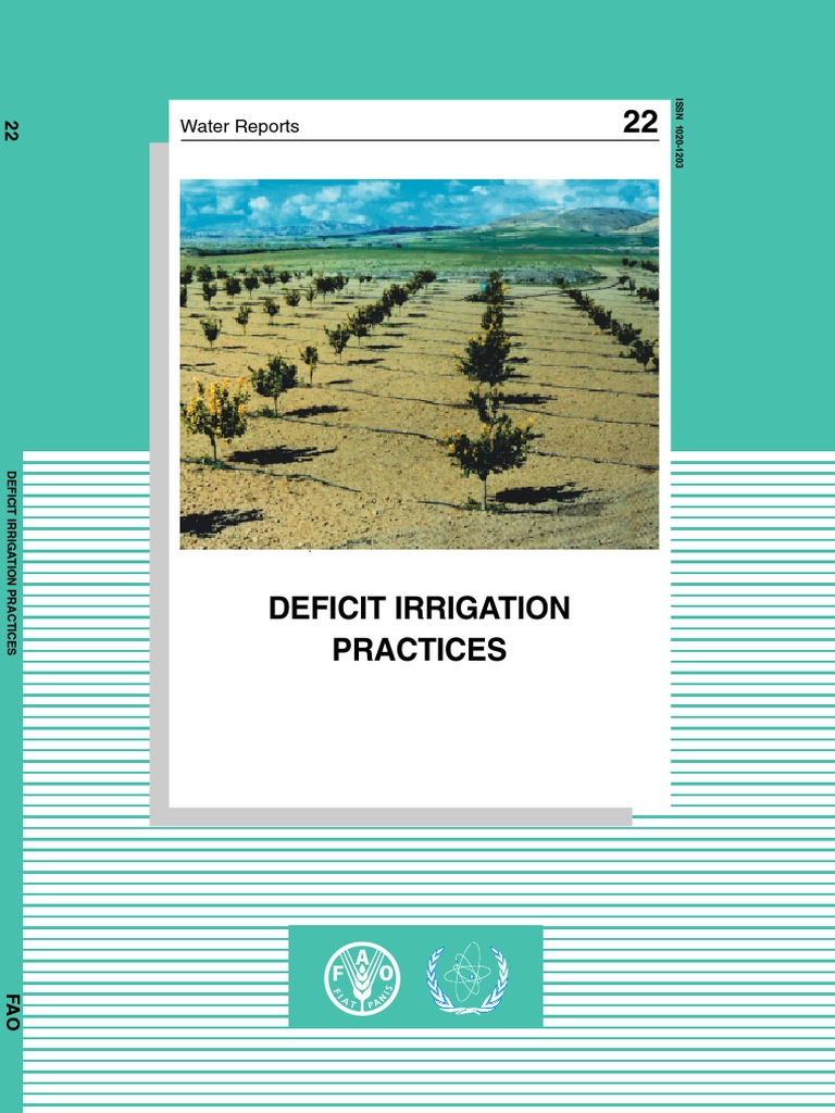 Deficit Irrigation Practice - Fao 2002 | PDF | Social Science