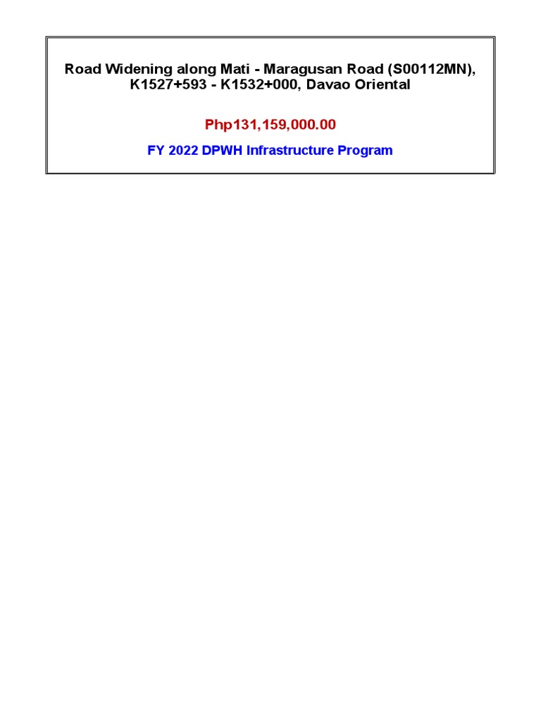 DUPA With Warning Sign Note | PDF | Concrete | Road Surface