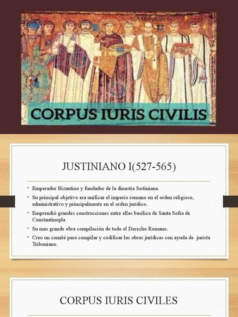 Corpus Iuris Civiles | PDF