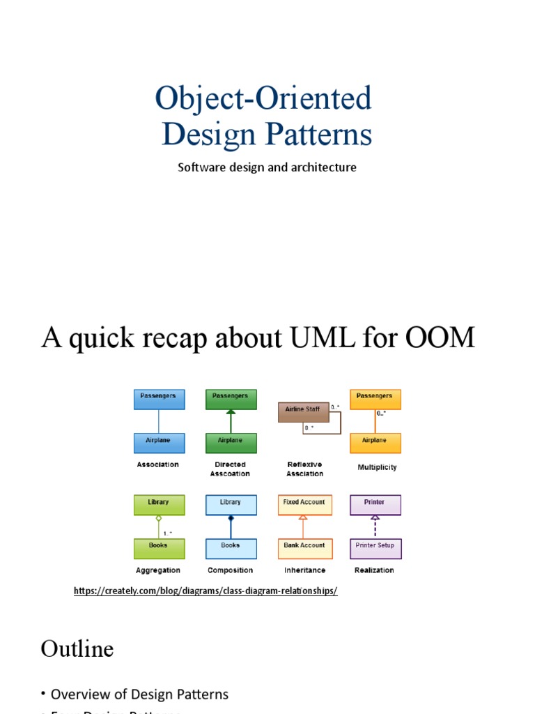 Week 6 7 Object Oriented Design Patterns Pdf Class Computer Programming Inheritance