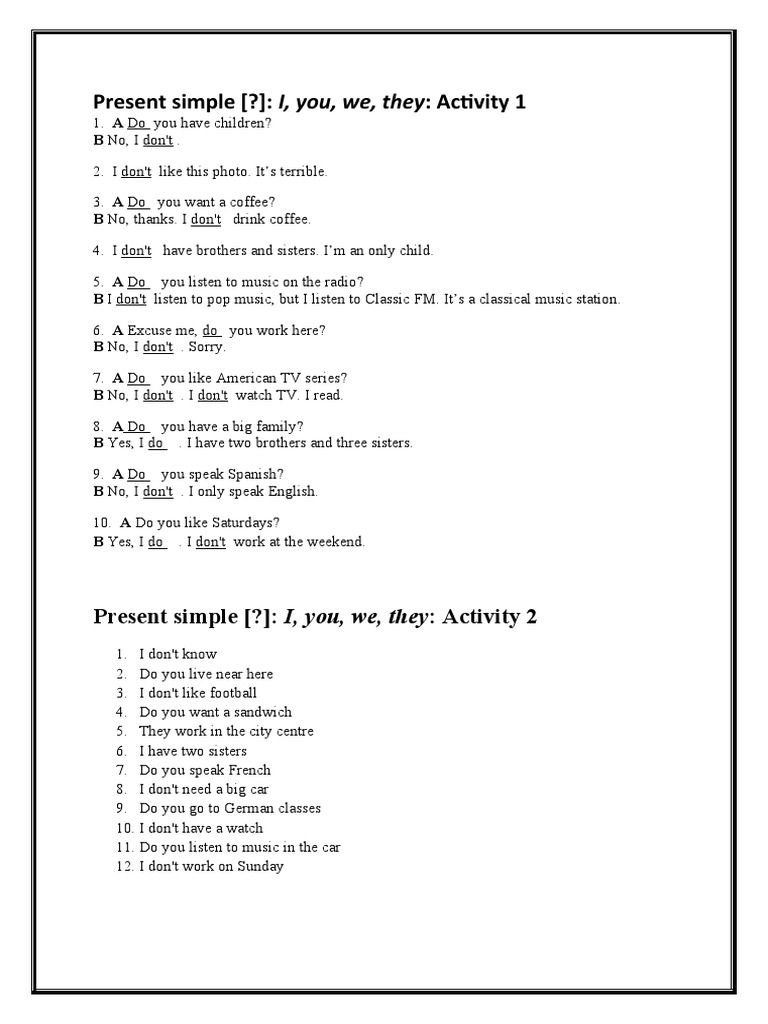 English - File - 4th - Edition - Beginner - Answer - Key - 5B A Very ...