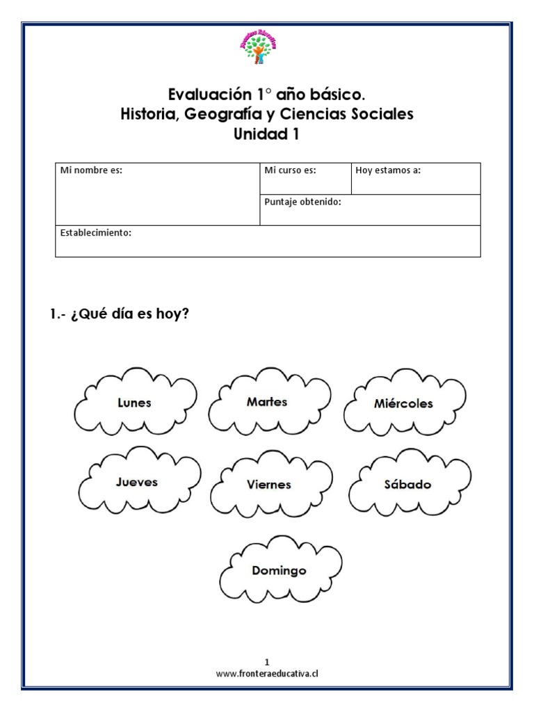 Historia 1 Unidad 1 Descargar Gratis Pdf Evaluación