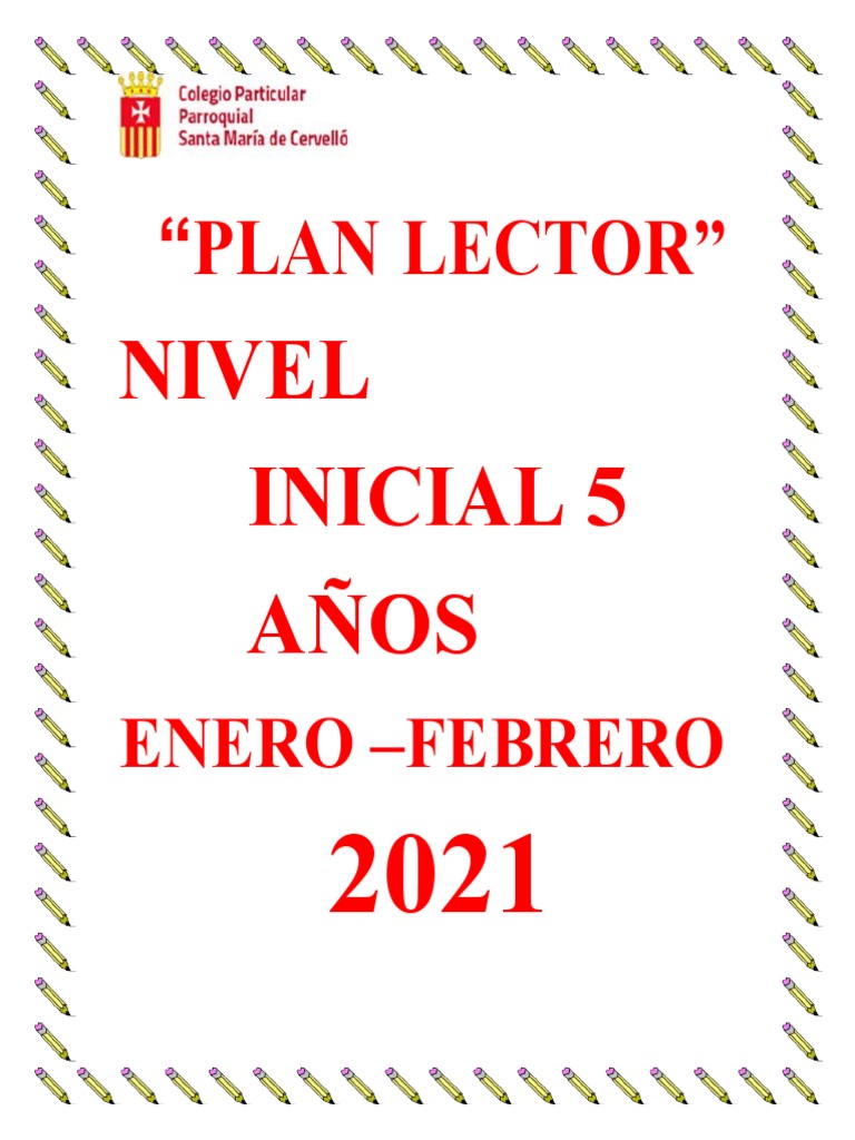 Plan Lector Inicial 5 Años 2021 | PDF
