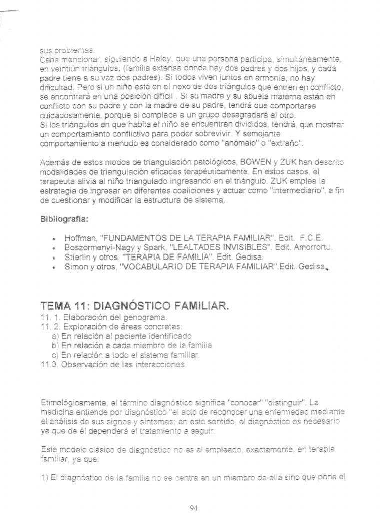 Diagnostico Familiar | Medicina | Bienestar