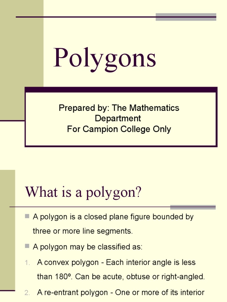 Properties of Polygons | PDF