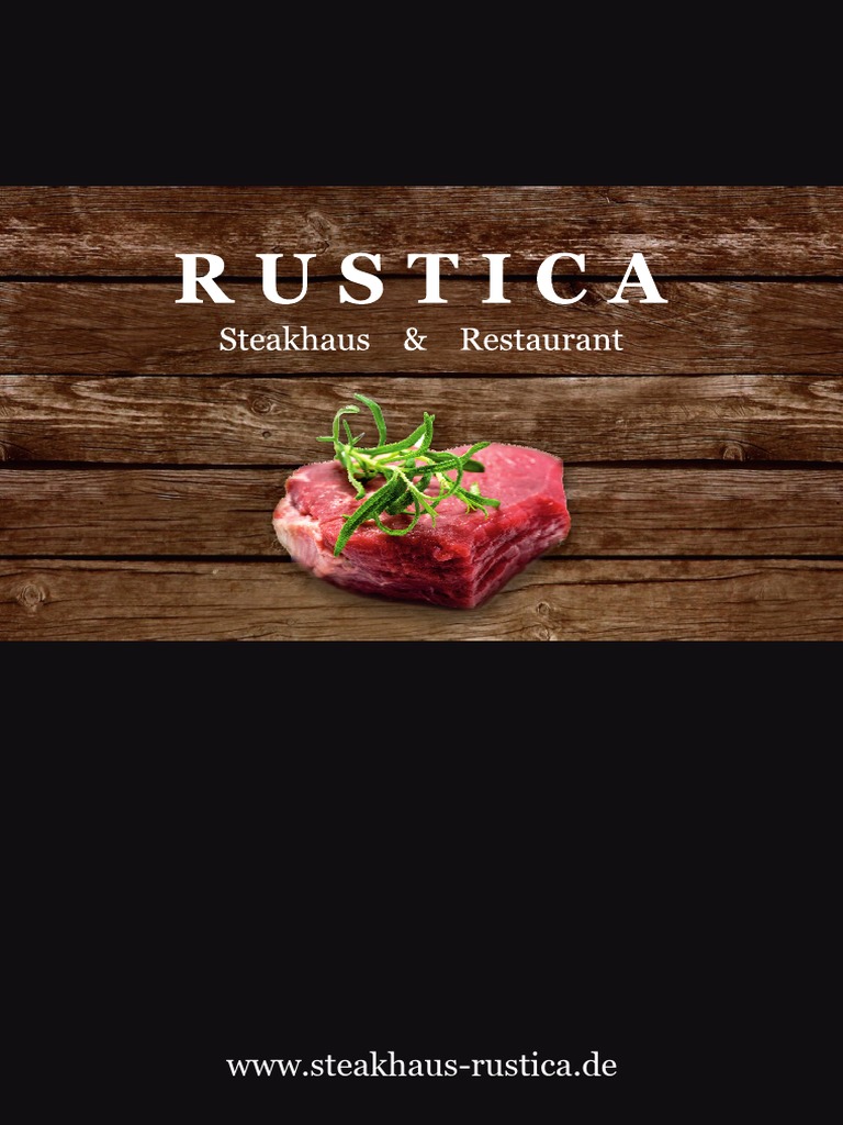 Speisekarte Rustica | PDF