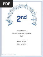 Elements of Music Lesson Plan | PDF | Singing | Pedagogy