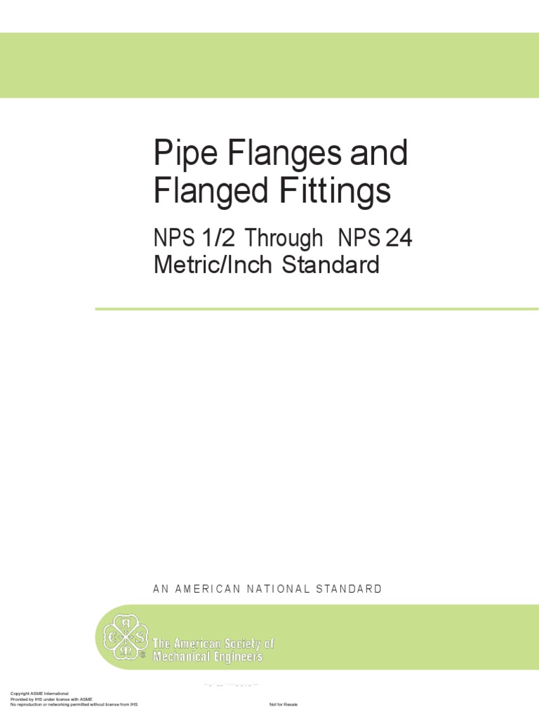 Asme B 165 2013 | PDF | Plumbing | Gas Technologies