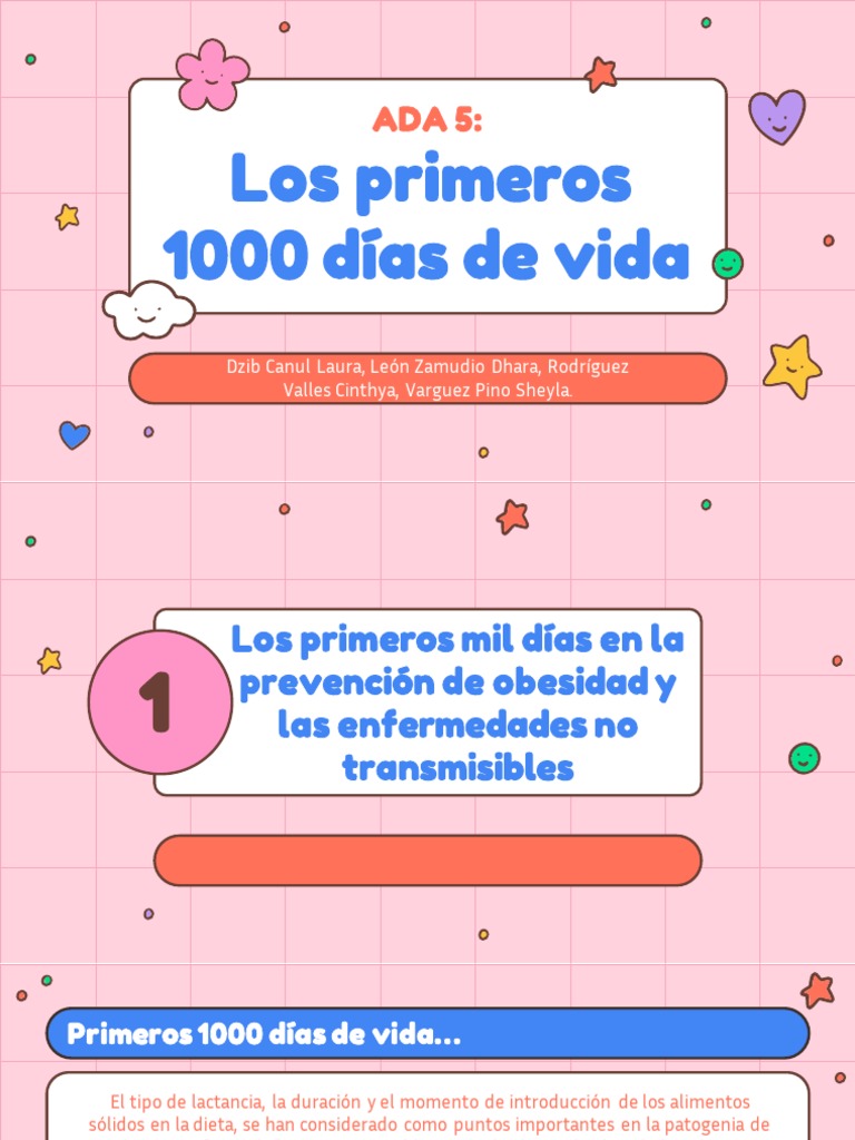 Los Primeros 1000 Días de Vida | PDF