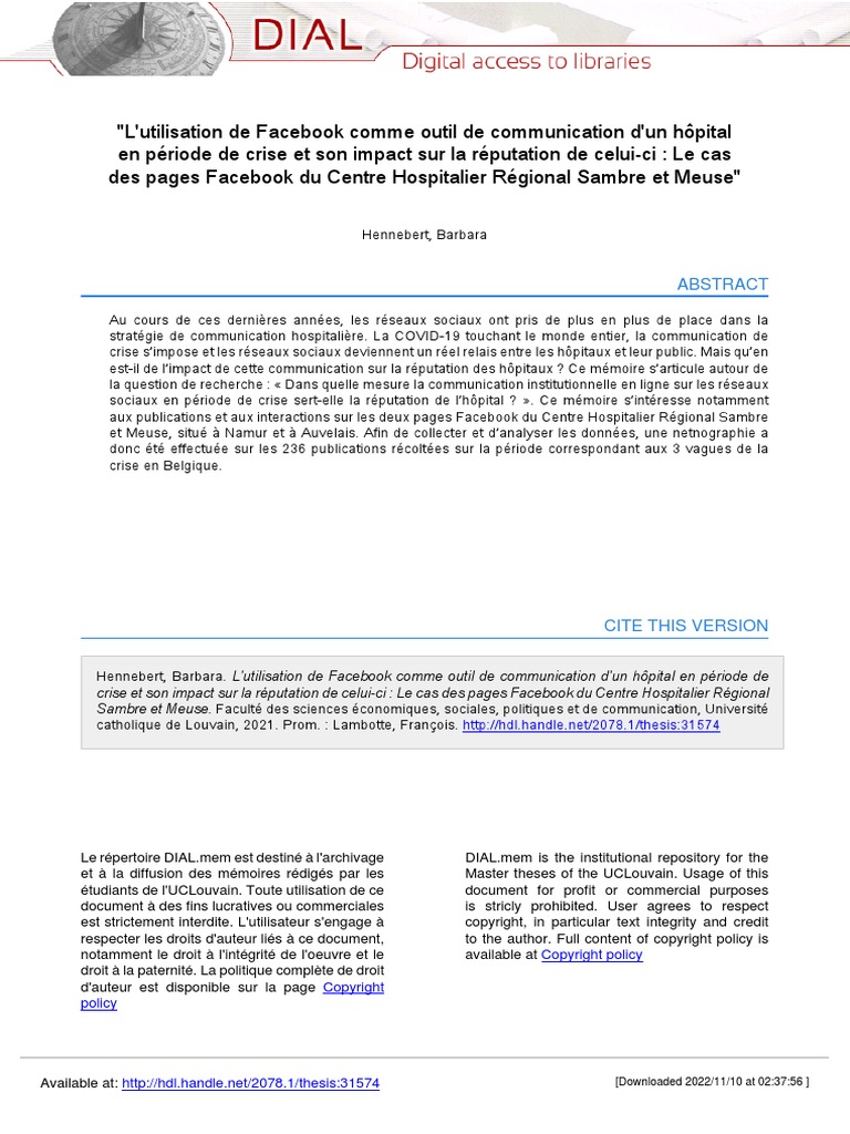 Barbara Hennebert | PDF