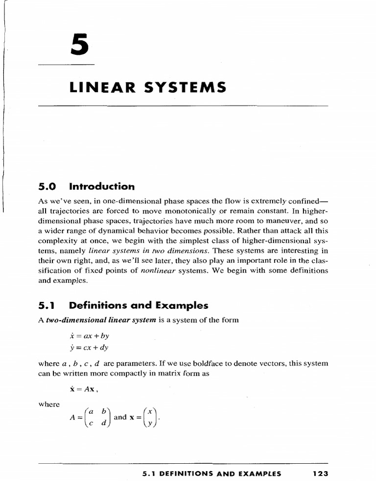 Strogatz Chapt 5 | PDF