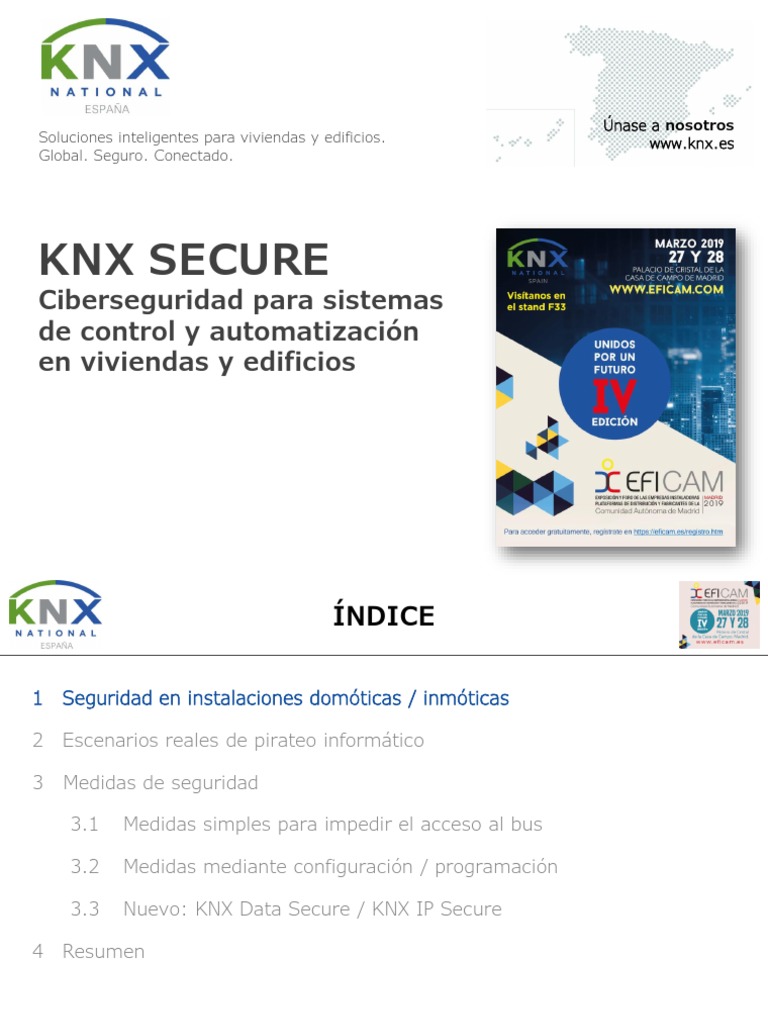 Presentacion KNX Secure | PDF | Enrutador (Computación) | Internet