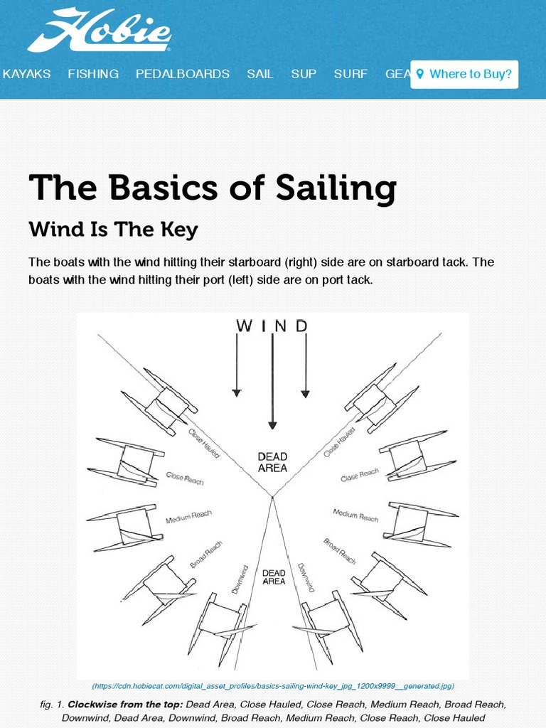 The Basics of Sailing: Hobie | PDF