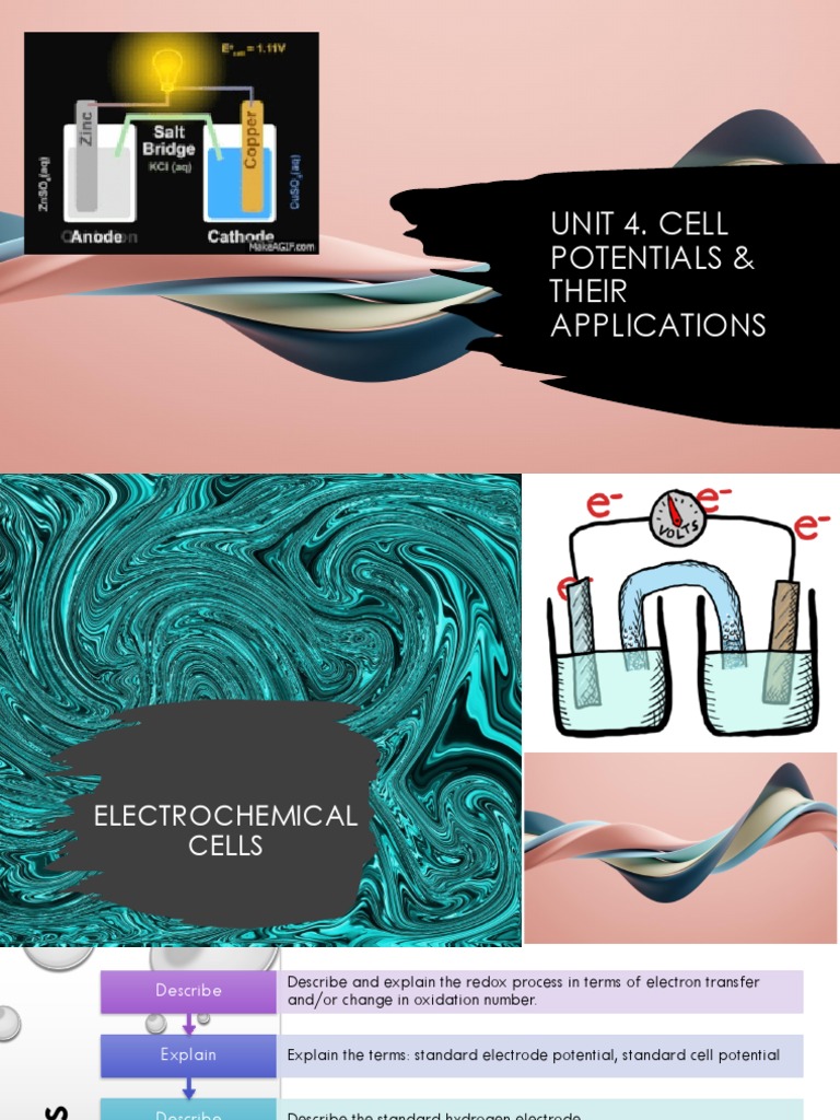 Electrochemical Cells | PDF | Electrochemistry | Redox