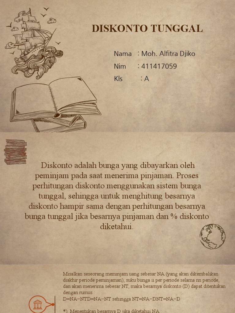 Diskonto Tunggal. | PDF