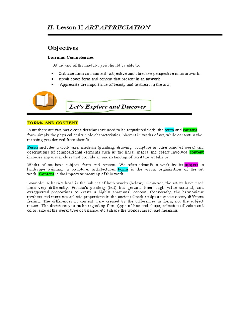 lESSON 2 ART APP 2021 | PDF