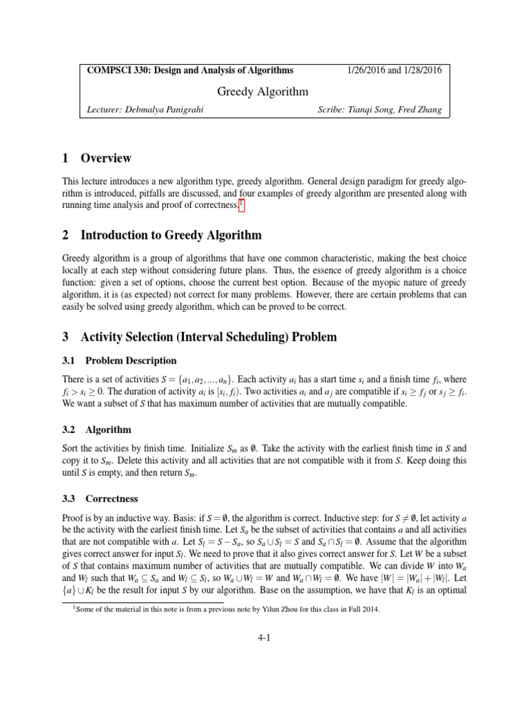 Greedy | PDF Greedy | PDF
