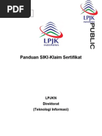 Panduan Penggunaan e-SAKIP Reviu | PDF