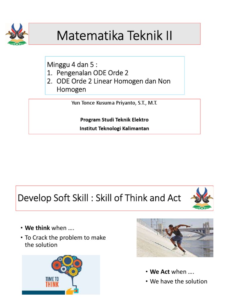 Matematika Teknik II-m4 Dan M-5 | PDF