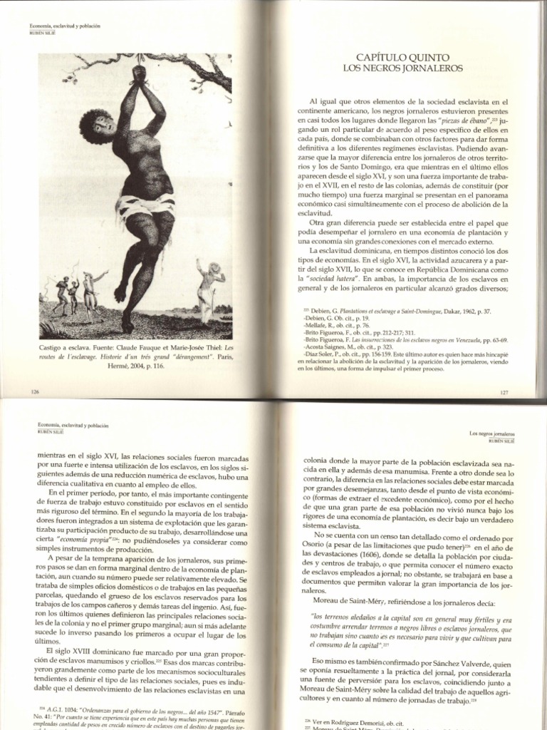 Los Negros Jornaleros Cap. V Del Libro Economía, Esclavitud y Población ...