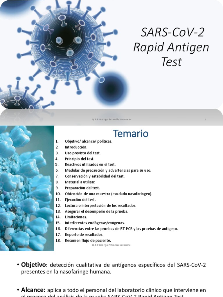 Sars-CoV-2 Rapid Antigen Test | PDF | Ciencias de la Salud ...