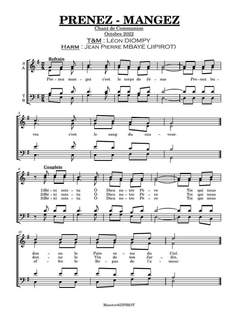 Prenez - Mangez | PDF