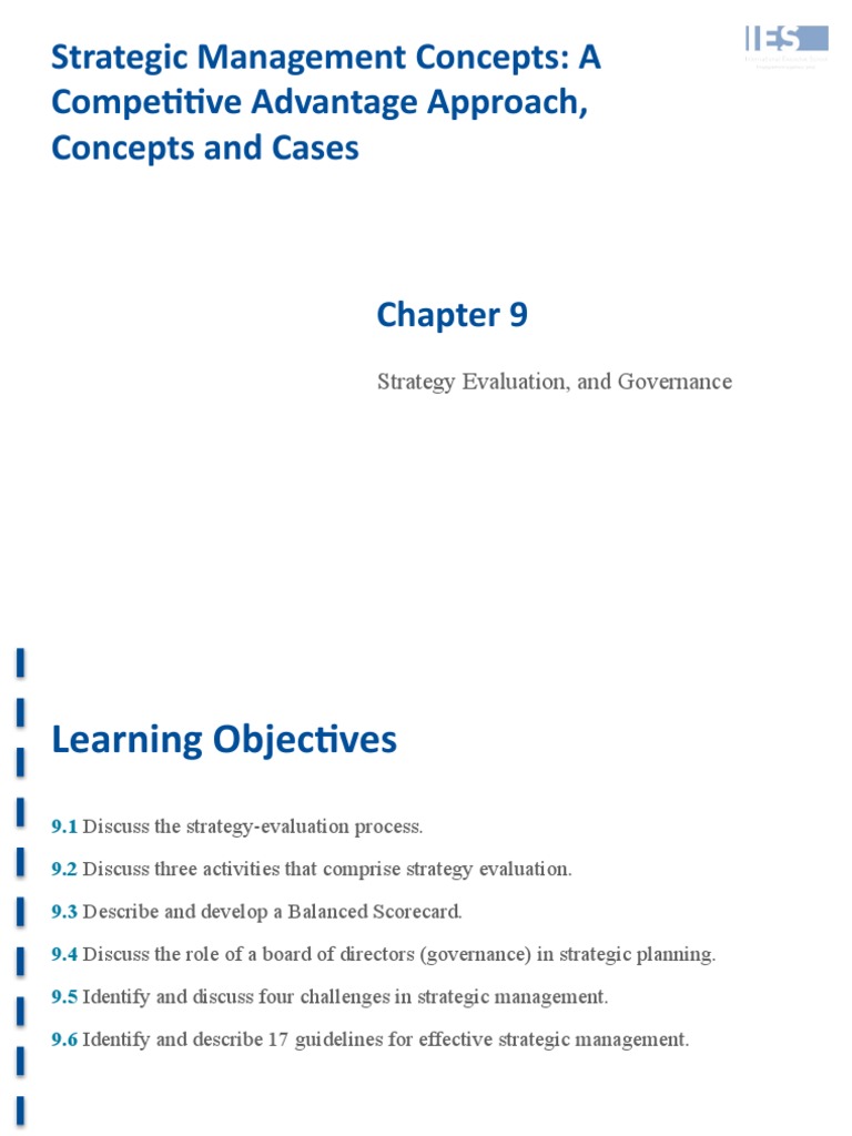 Strategic Management Concepts: A Competitive Advantage Approach, Concepts and Cases | PDF ...