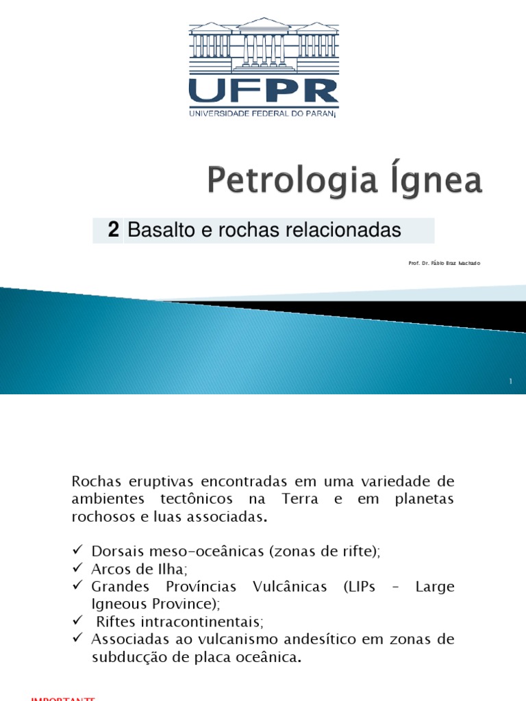 Aula 2 - Petro Ignea | PDF