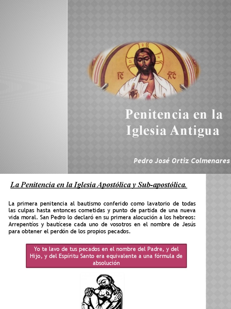 Penitencia en La Iglesia Antigua | PDF | Teología sistemática ...