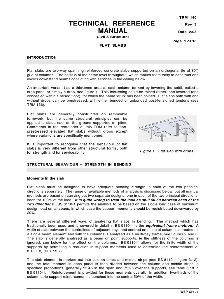 TRM Flat Slabs | PDF
