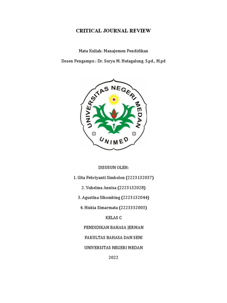 Critical Journal Review MP | PDF