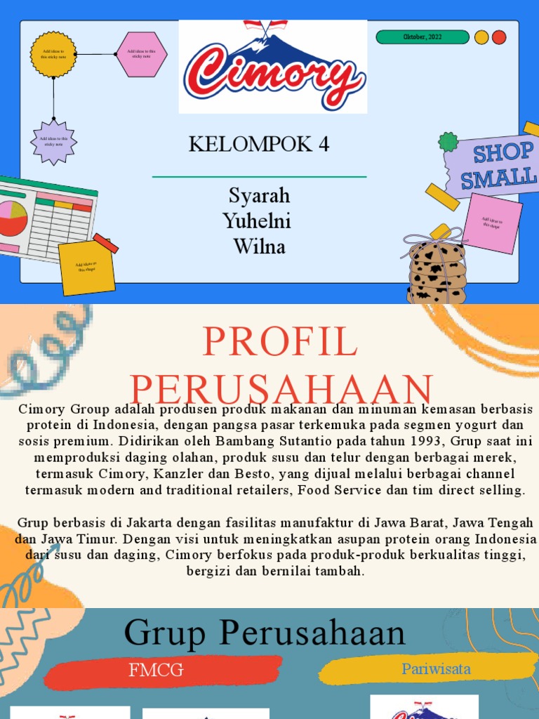 Profil dan Proses Produksi Cimory | PDF