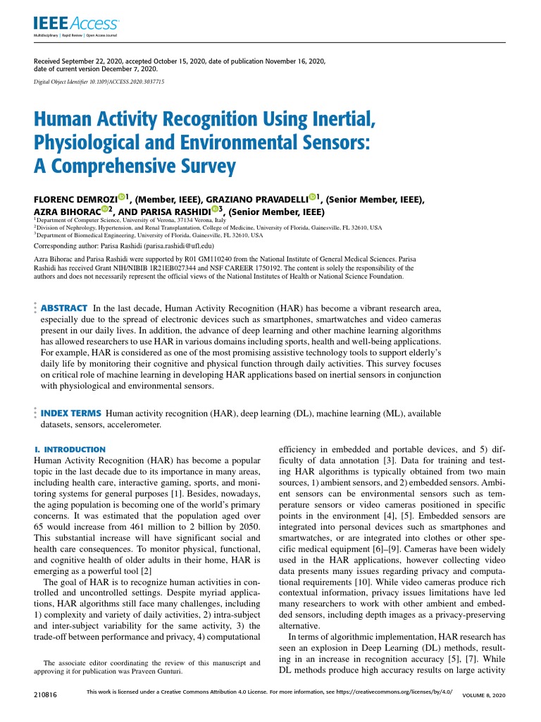 Human Activity Recognition Using Inertial Physiological And Environmental Sensors A