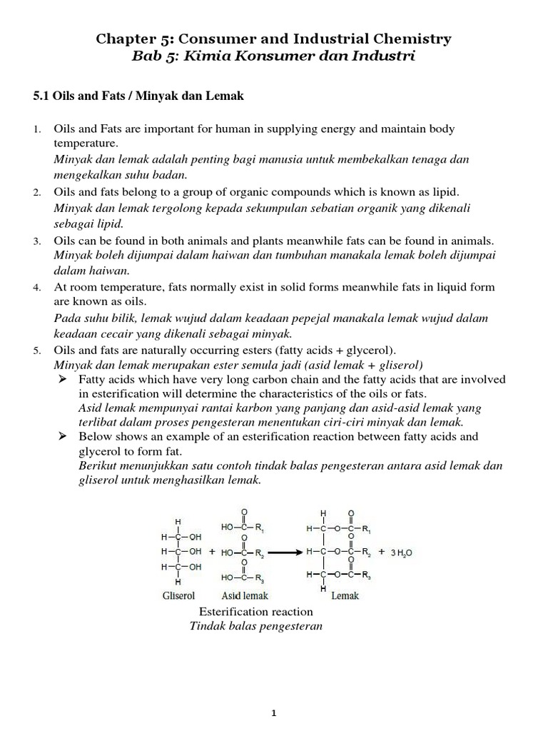 Chapter 5 - Consumers and Industrial Chemistry - Notes & Exercises ...