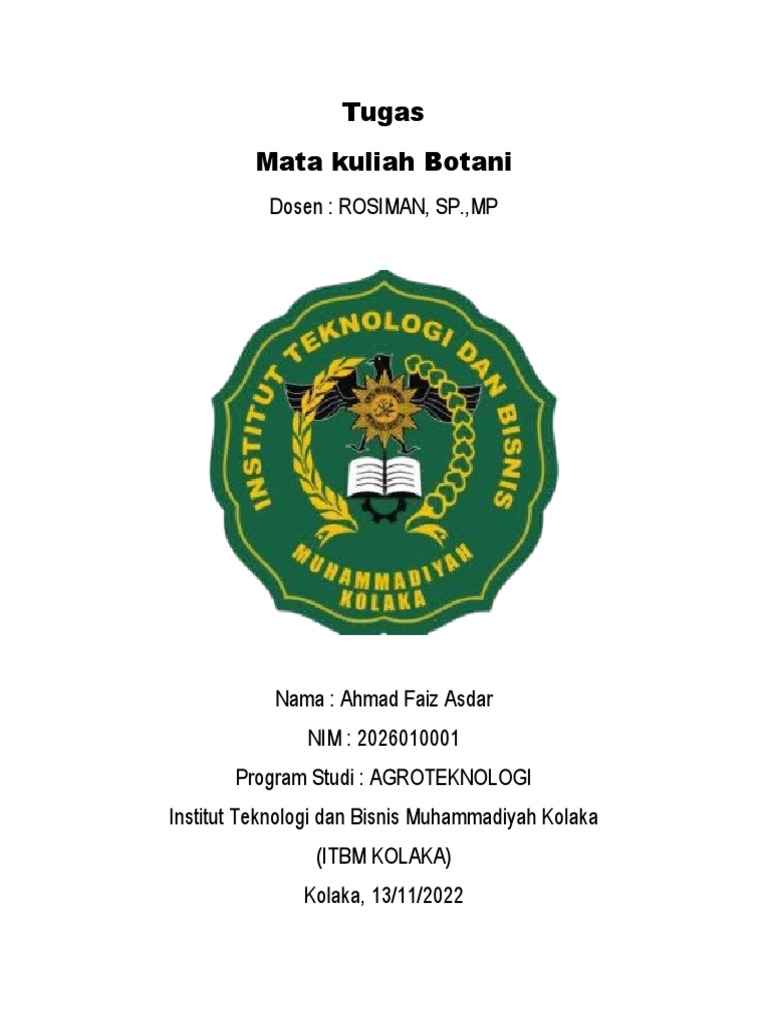 Botani Untuk Jaga Jaga | PDF
