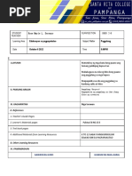 Lesson Plan in ESP | PDF