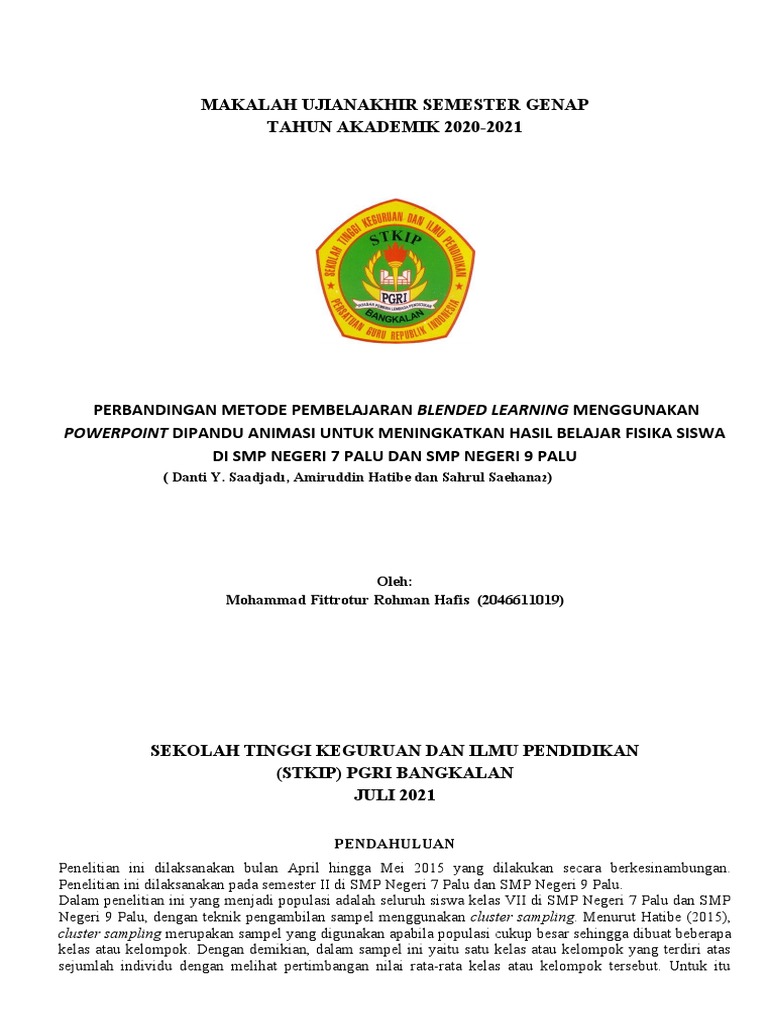 Uas Statistika Dasar | PDF