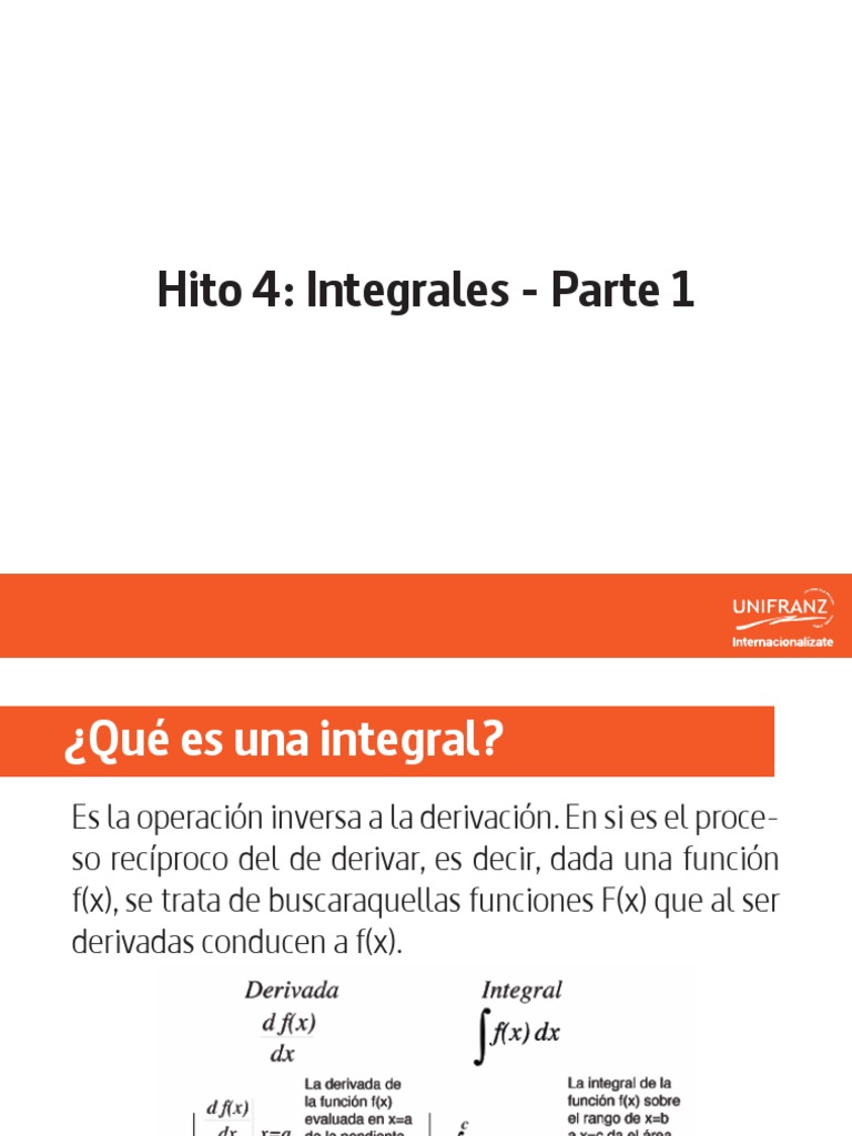 Integrales - Calculo I Ayudantía. | PDF | Integral | Funciones y mapeos