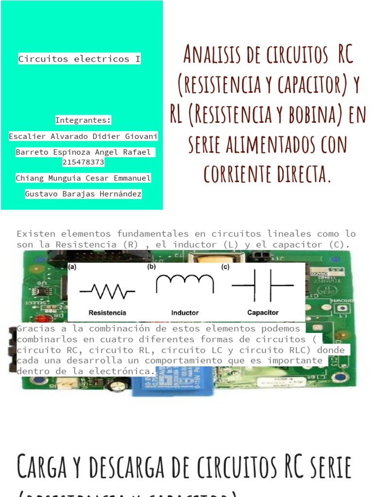 Proyecto Final Circuitos 1 | PDF | Inductor | Condensador