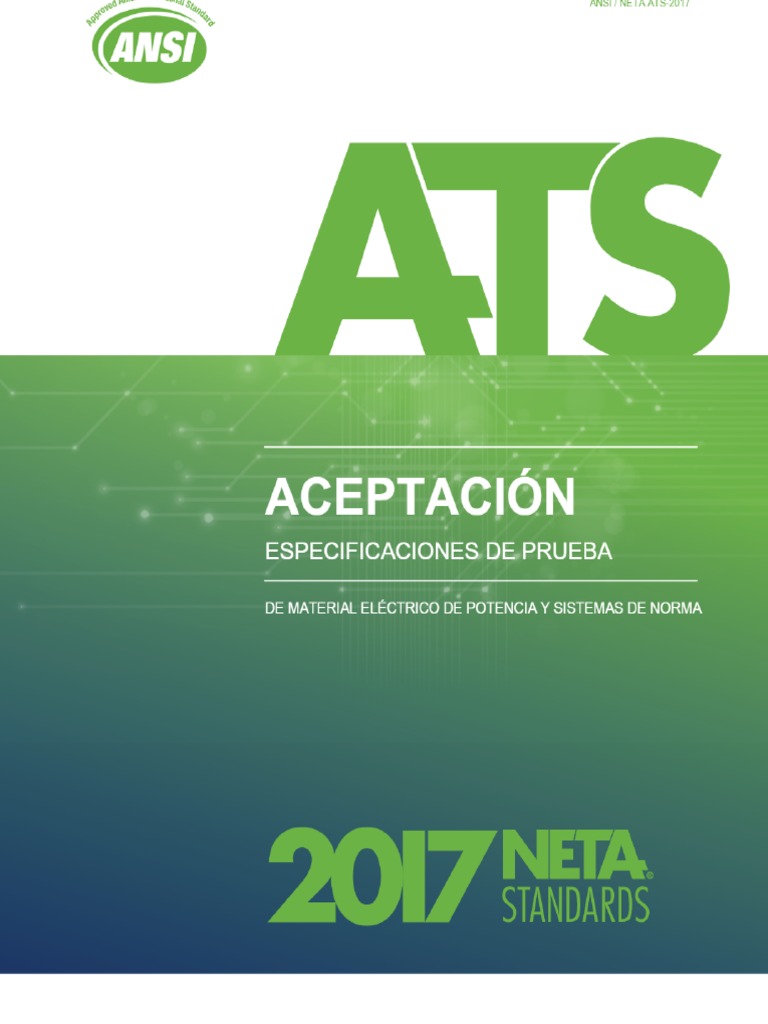 Ansi Neta Ats 2017 Esp | PDF