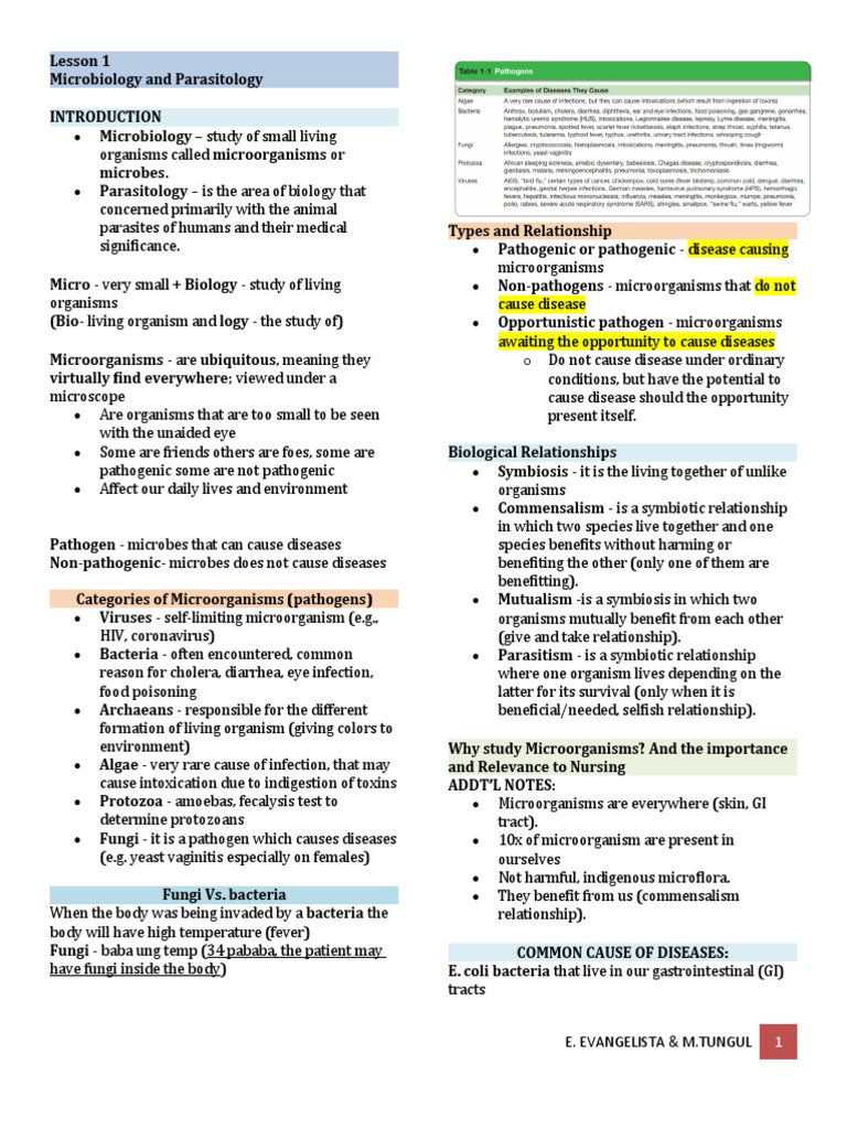 Micro-Para-Lec Prelims Reviewer | PDF | Cell (Biology) | Bacteria
