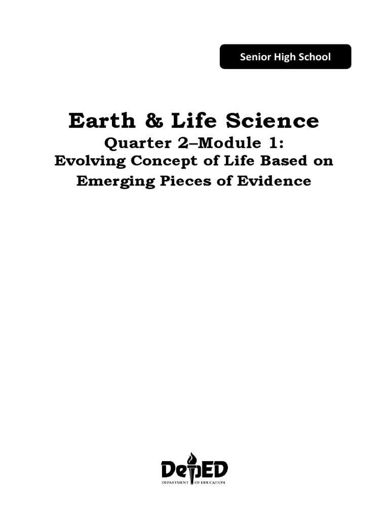 Earth & Life Science: Quarter 2-Module 1 | PDF