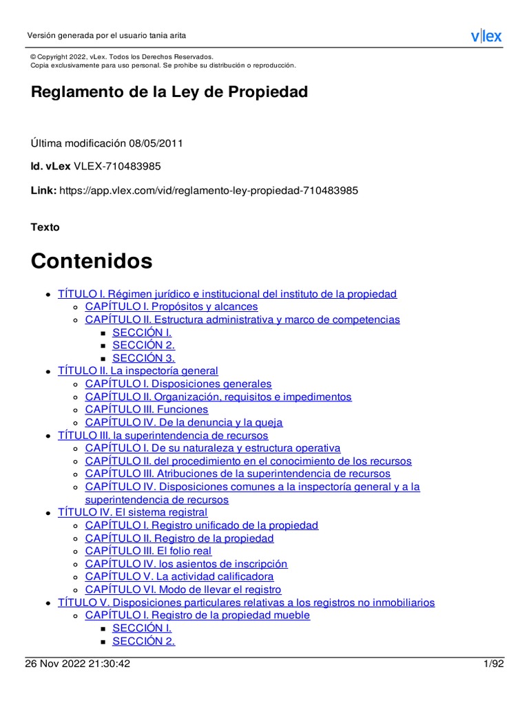 Reglamento de La Ley de Propiedad Reglamento de La Ley de PR | PDF | Propiedad | Comisión Europea