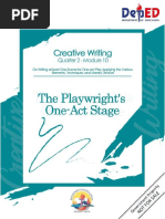 Creative Writing Q2 Module 5 | PDF | Play (Theatre) | Plot (Narrative)