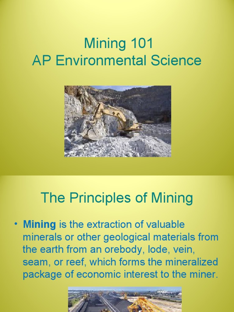 Mining 101 | PDF Mining 101 | PDF