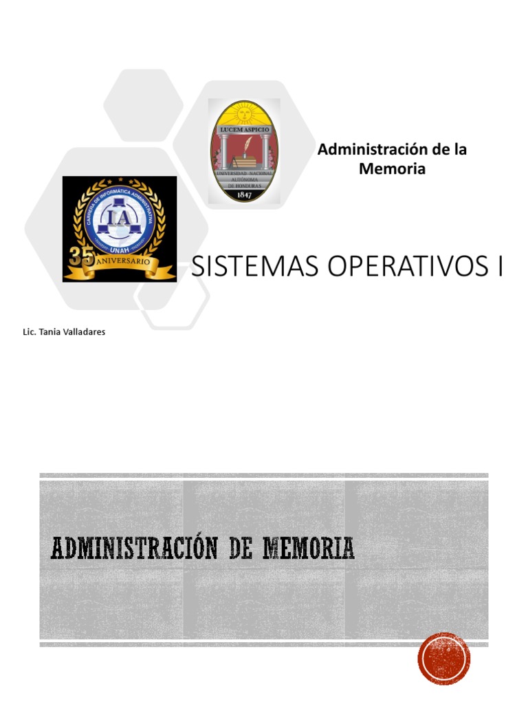 Administracion De La Memoria Y Procesos Pdf Almacenamiento De Datos