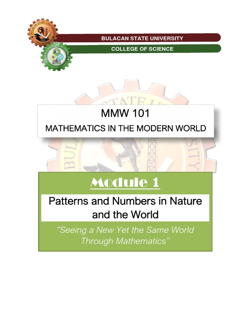Final - Module-1-Patterns-and-Numbers-in-Nature | PDF | Pattern | Fractal