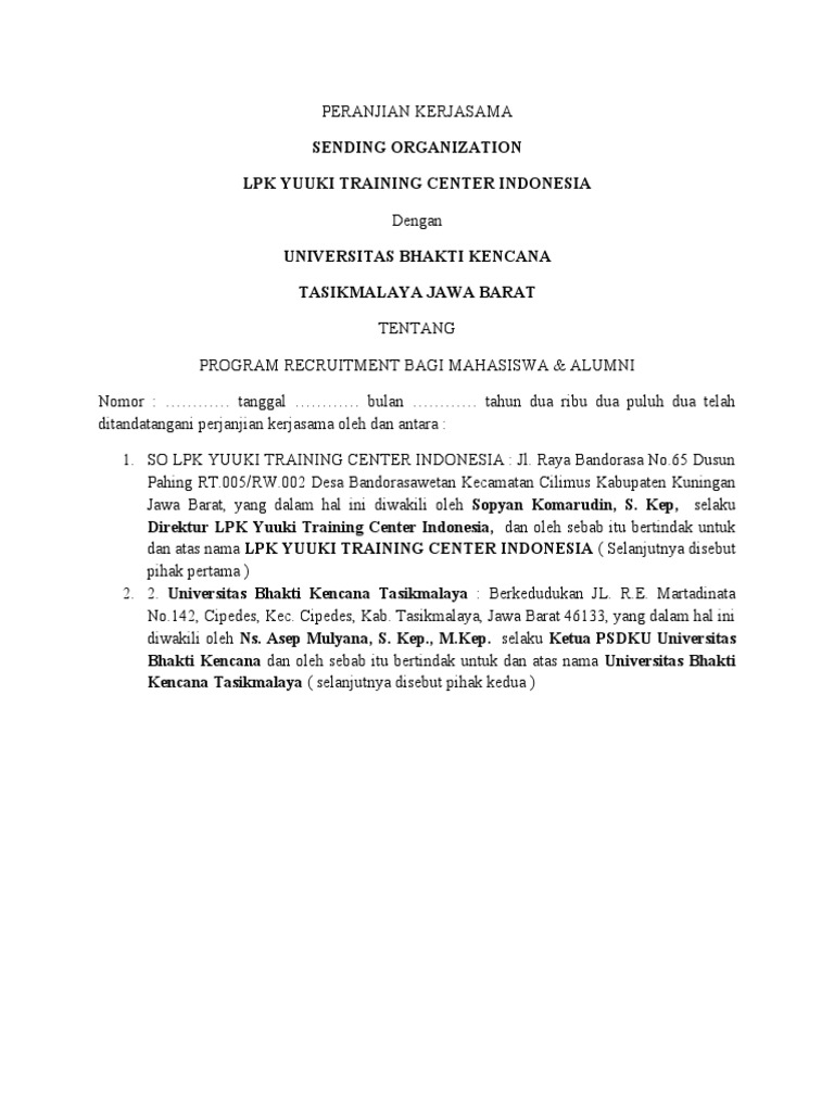 Agis Kerjasama | PDF | Karier & Perkembangan