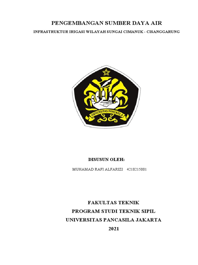 Muhamad Rafi Alfarizi - 4218215001 - Tugas 1 Hidrologi | PDF | Sains ...