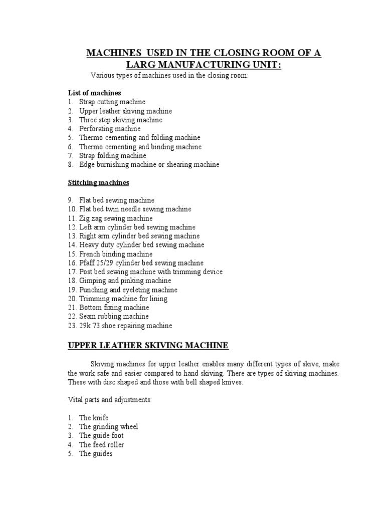 Machines Used in Closing Operations: A Comprehensive Guide to the ...